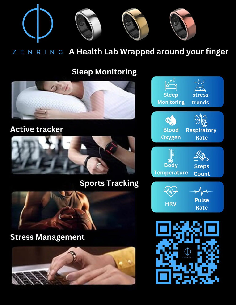 ZENRING Smart Ring | Your Ultimate Health Tracker.